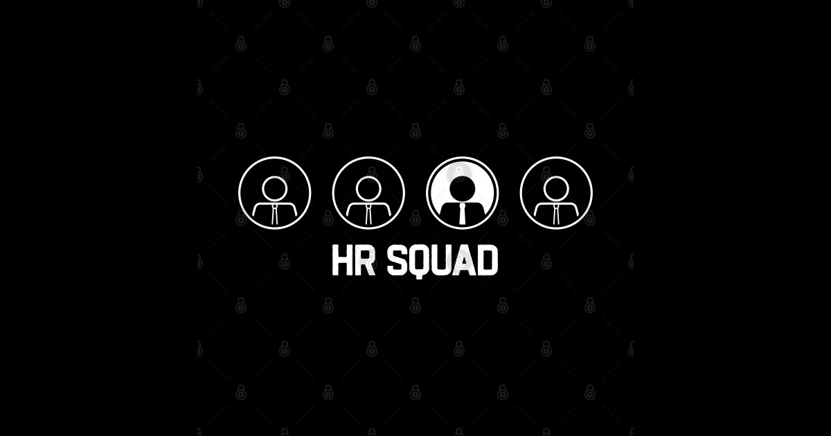 HR Squad - Hr Squad - Sticker | TeePublic