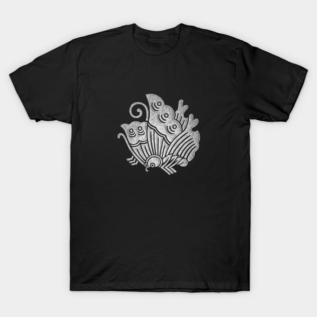 Taira Kamon Ageha Cho in Silver Foil - Taira - T-Shirt | TeePublic