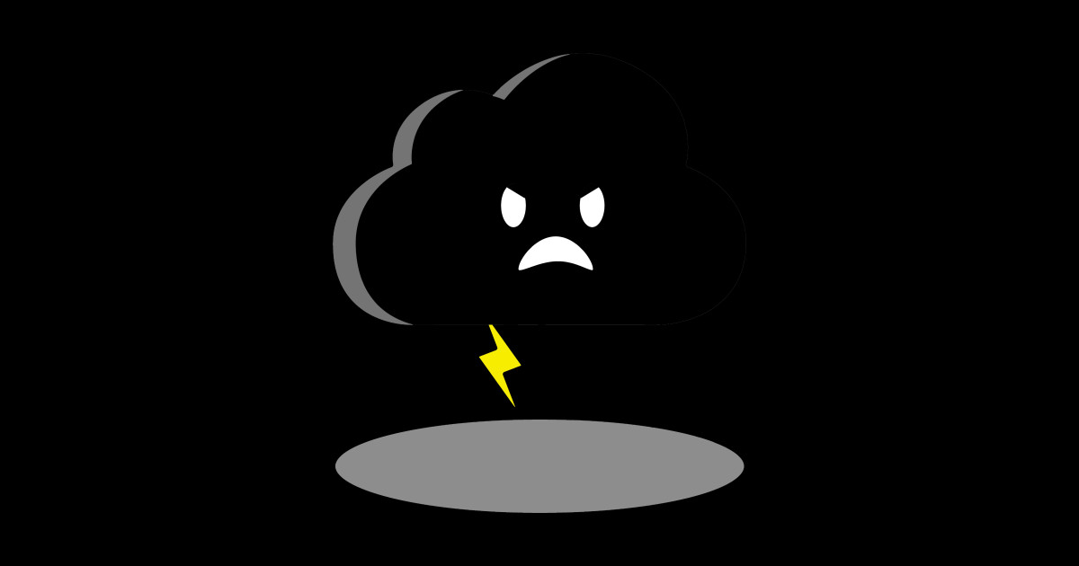 angry lightning cloud - Angry - Posters and Art Prints | TeePublic