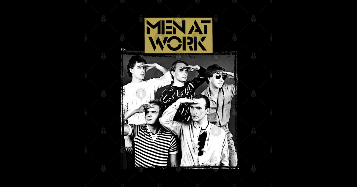 Men at Work Band - Men At Work - Posters and Art Prints | TeePublic