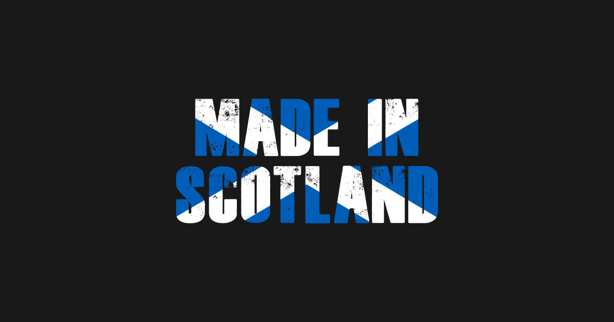 Made In Scotland Saltire Design - Scotland - T-Shirt | TeePublic