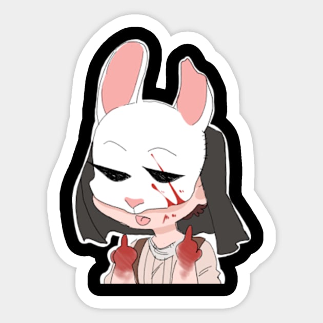 Dbd Huntress fuk u - Dead By Daylight - Sticker | TeePublic