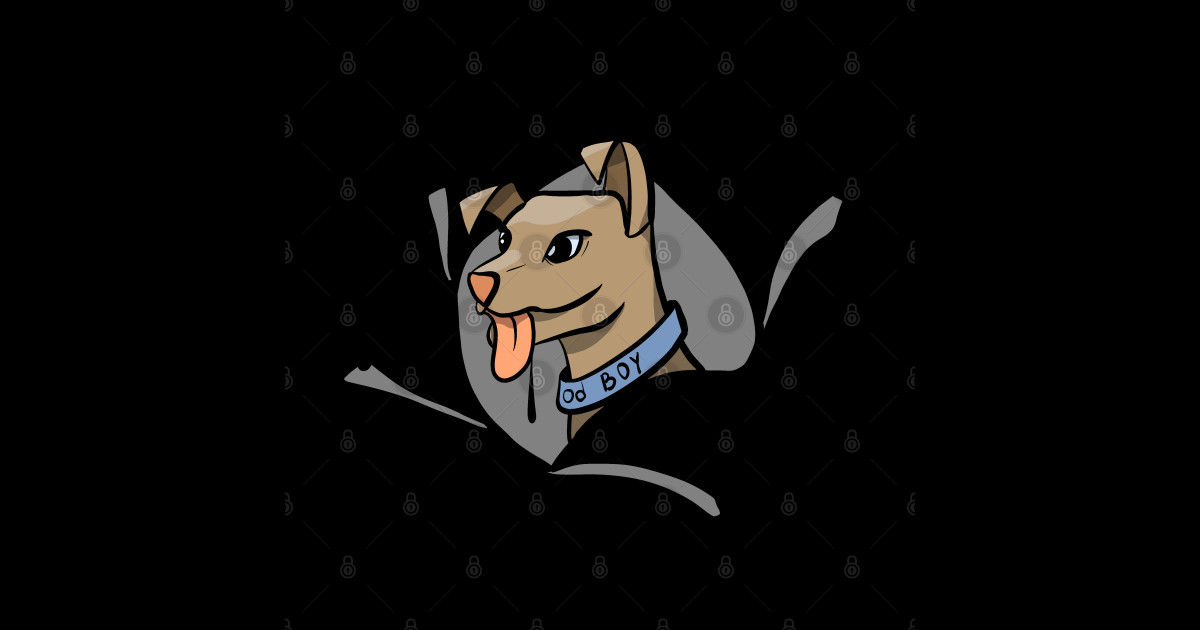 Here comes the good boy! - Dog - Sticker | TeePublic