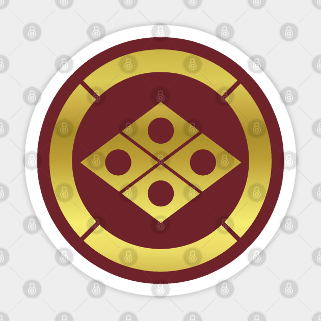 Takeda Clan Crest (Gold version) - Samurai Kamon - Sticker | TeePublic