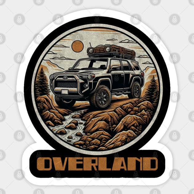 Overland Toyota 4Runner - Overland - Sticker | TeePublic