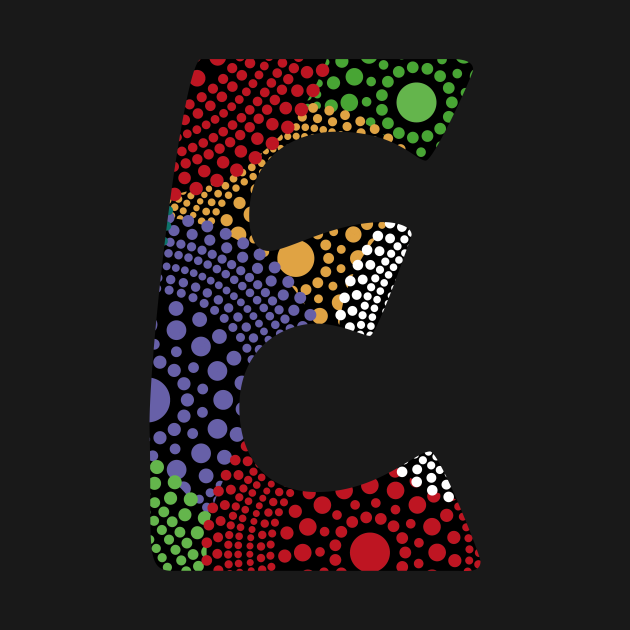 E Aboriginal letter - Alphabet - T-Shirt | TeePublic