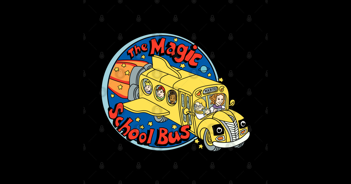 The magic School Bus - 90s Kid - Sticker | TeePublic