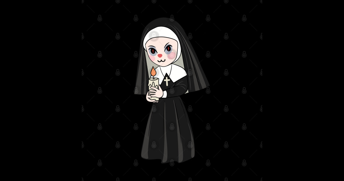 Nun ghost - Nun - Sticker | TeePublic