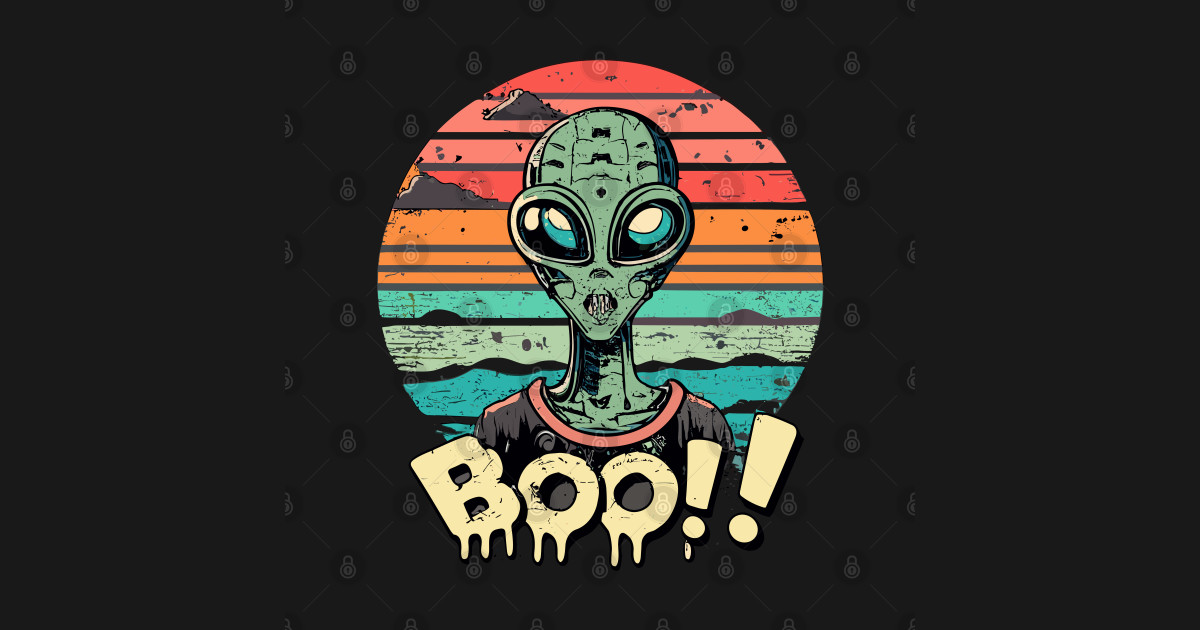 Alien - Boo - Alien - T-Shirt | TeePublic