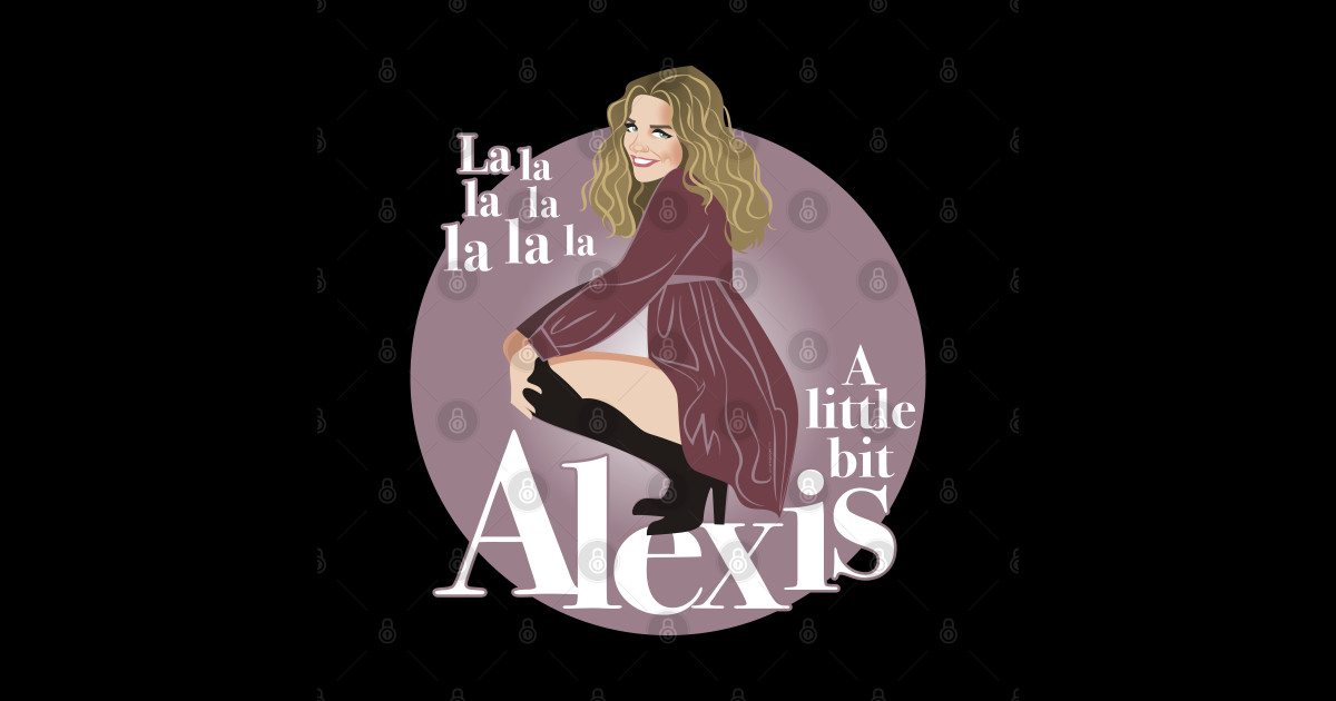 A little bit Alexis - Comedy - Sticker | TeePublic
