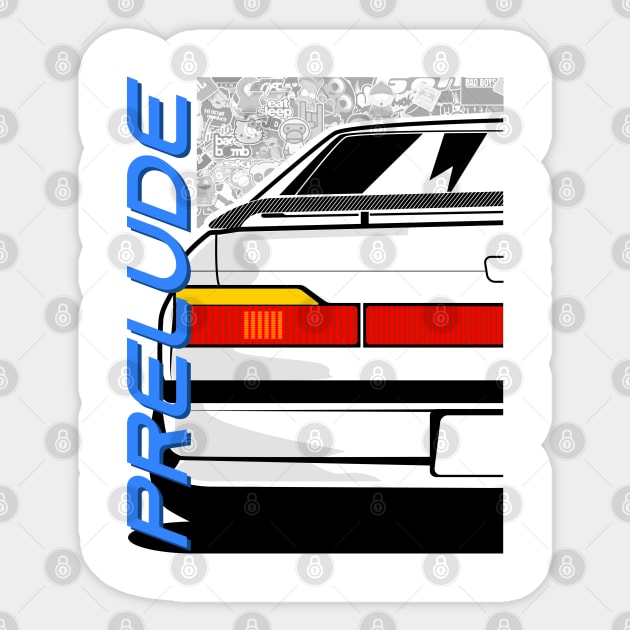 Prelude Si 1990 - Honda Prelude - Sticker | TeePublic