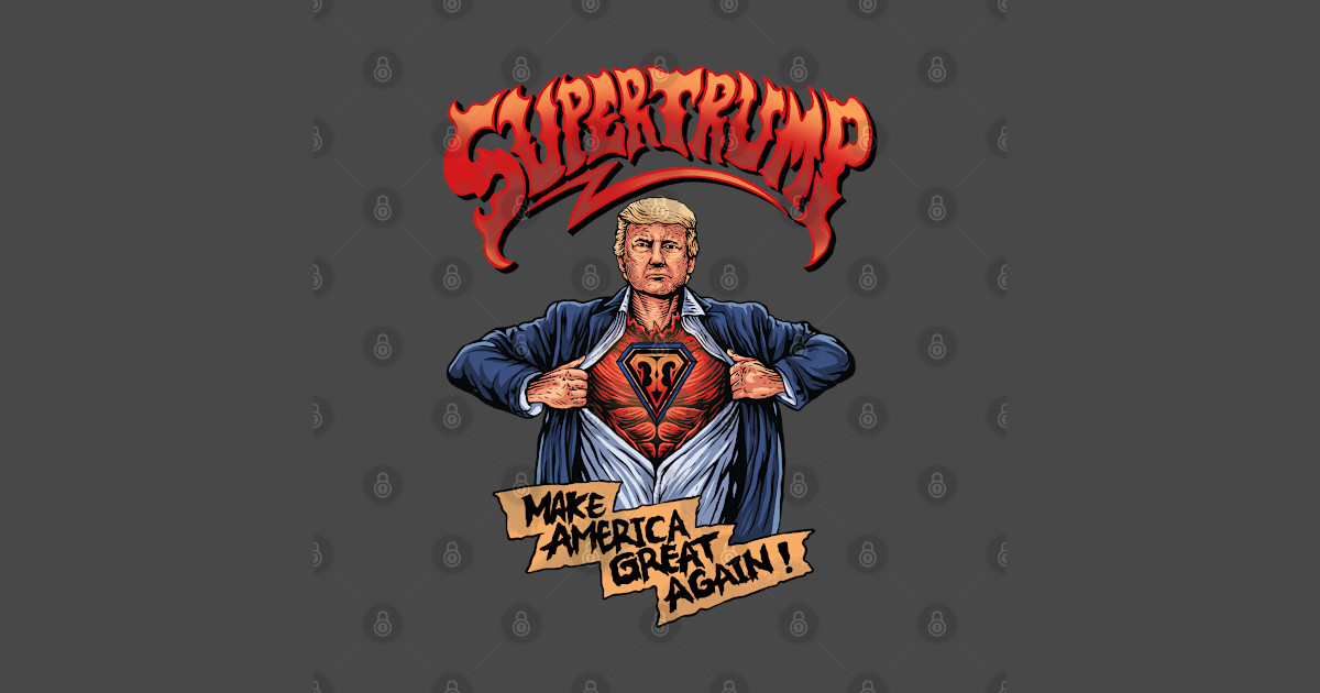 SUPERTRUMP-Make America Great Again - Trump - T-Shirt | TeePublic
