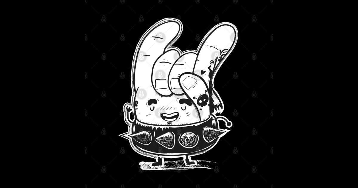 Cute and funny Heavy Hand - Heavy Metal - Posters and Art Prints ...