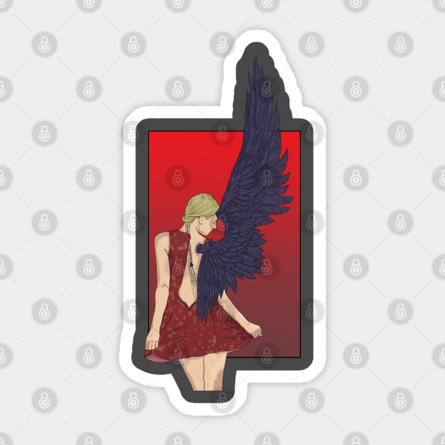 Fallen Angel - Fallen Angel - Sticker | TeePublic