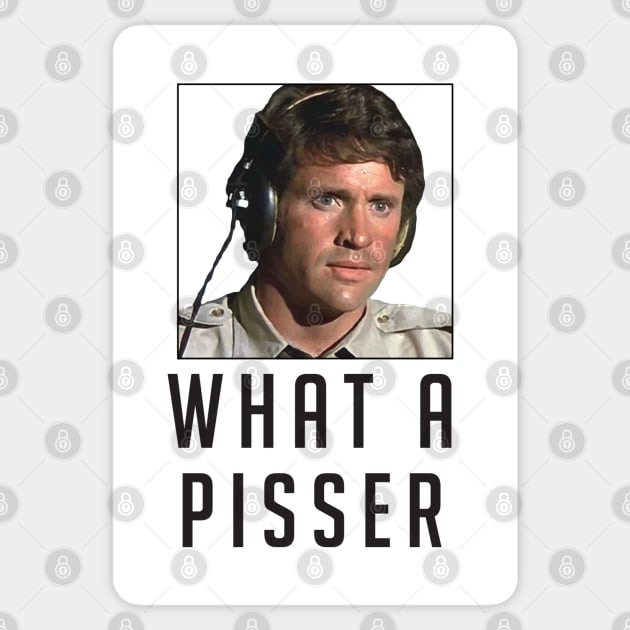 What a pisser - Airplane - Sticker | TeePublic