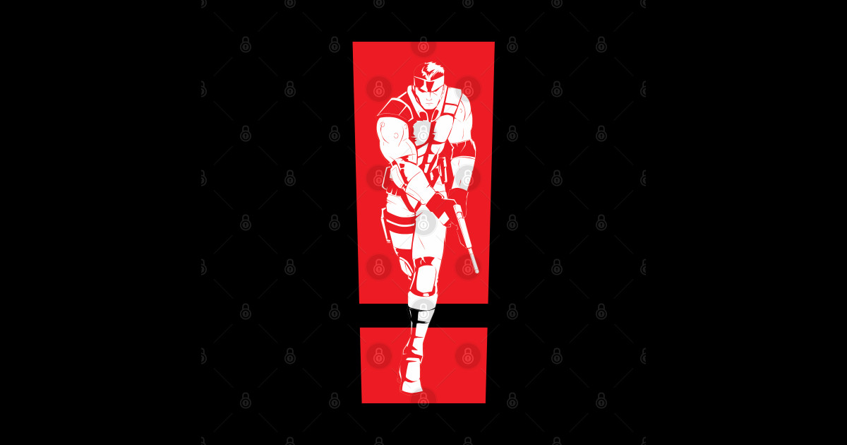 Metal Gear Solid - Exclamation Point - Metal Gear Solid - Sticker ...