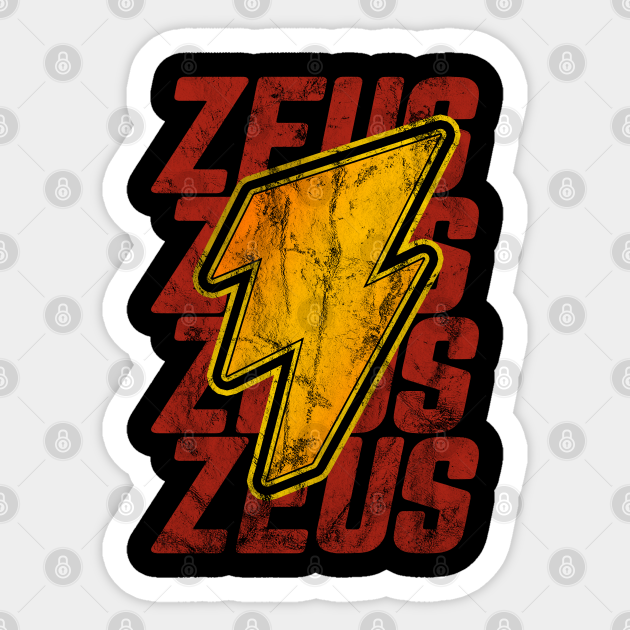 Zeus The Symbol - Zeus The Symbol - Sticker | TeePublic