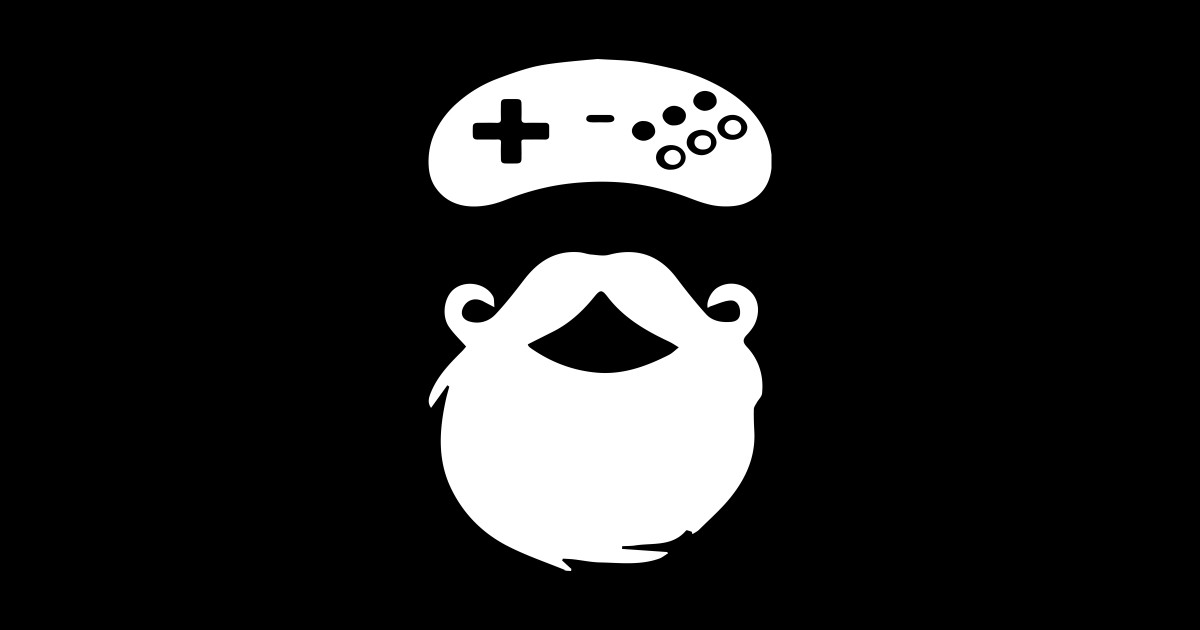 Beard Gamer! - Beard Gamer - Sticker | TeePublic