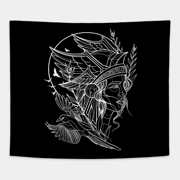 Neo Athena - Tattoo - Tapestry | TeePublic