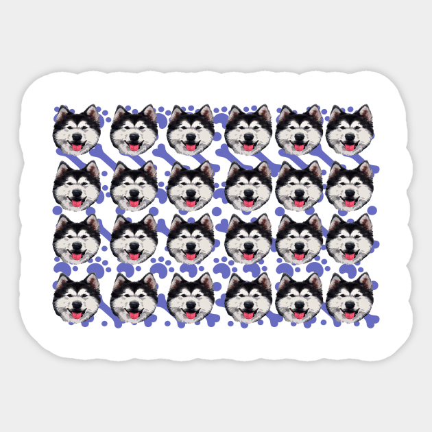 siberian husky cute funny face mask huskies gift - Siberian Husky Face ...