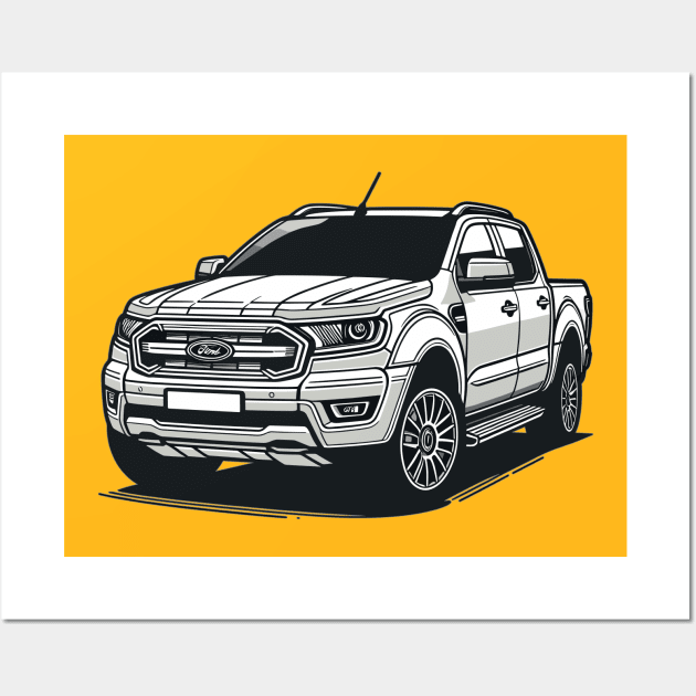 Ford Ranger - Ford - Posters and Art Prints | TeePublic