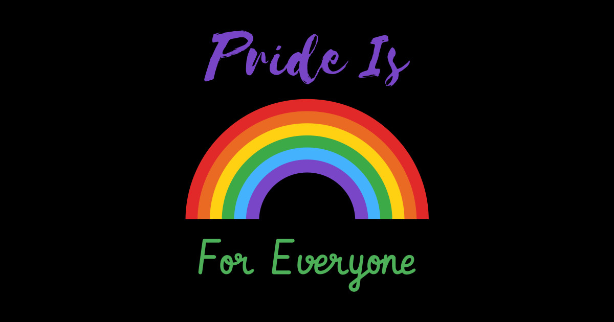Pride Is For Everyone - Lgbt - Sticker | TeePublic