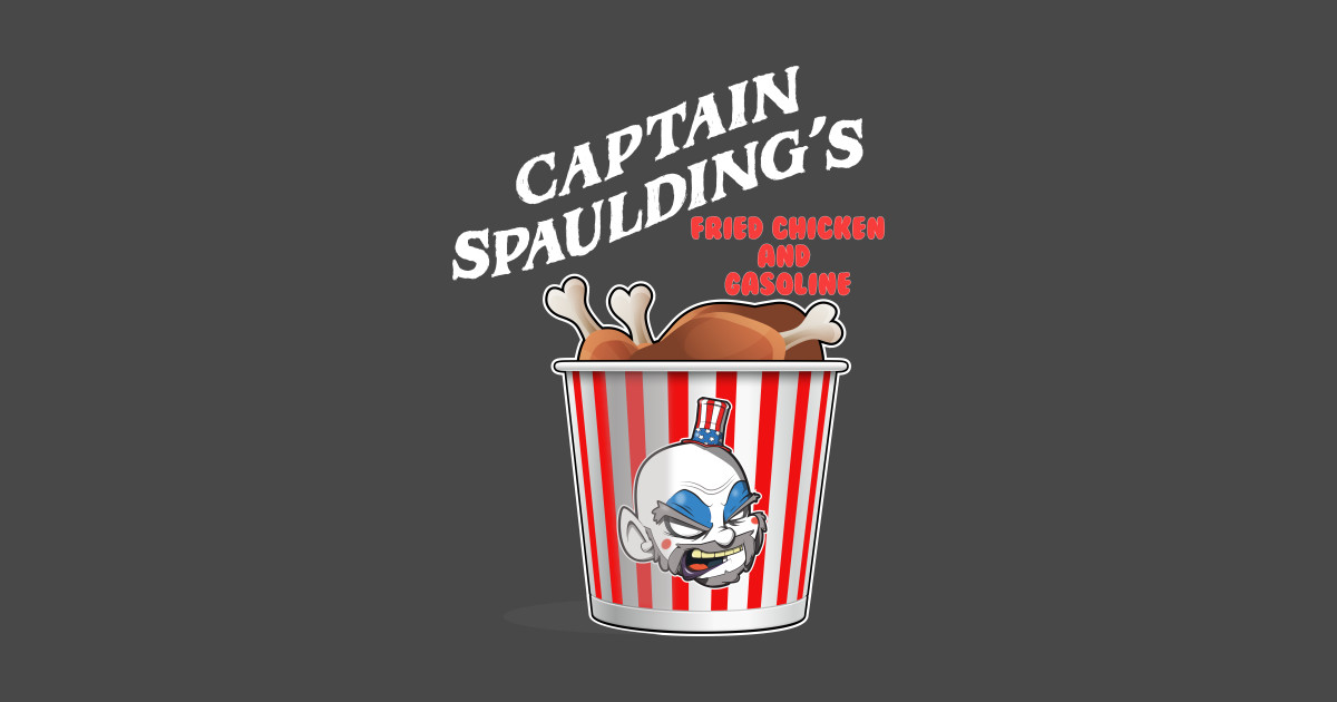 captain spauldings fried chicken - Captain Spaulding - Sticker | TeePublic