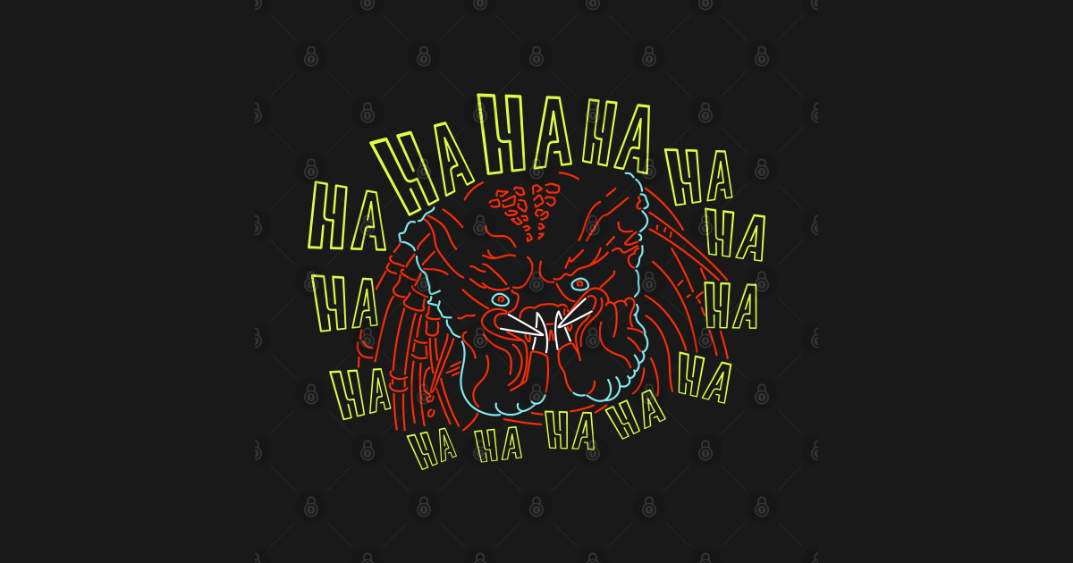 Predator Laughing - Predator - T-Shirt | TeePublic