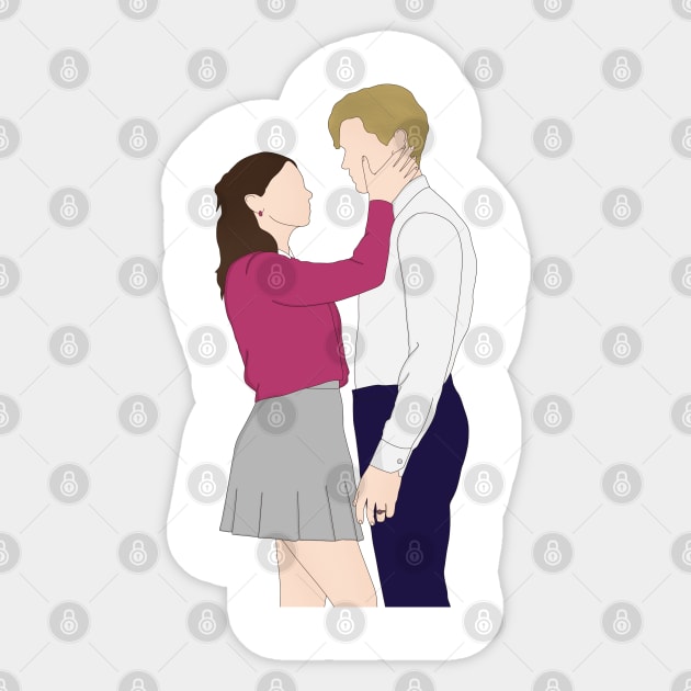 Ruby Bell y James (Maxton Hall) - Maxton Hall - Sticker | TeePublic