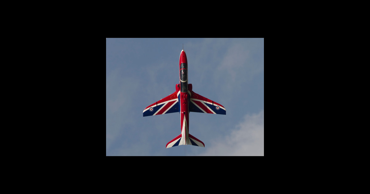RAF Union Jack Hawk - Raf - Sticker | TeePublic