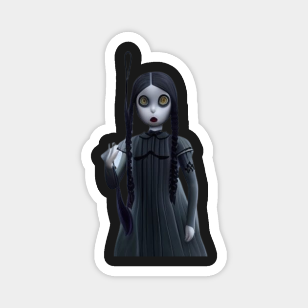 Wednesday Addams Animation - Wednesday Addams - Magnet | TeePublic