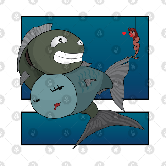 Funny Fishing Comic - Funny Fishing - T-Shirt | TeePublic