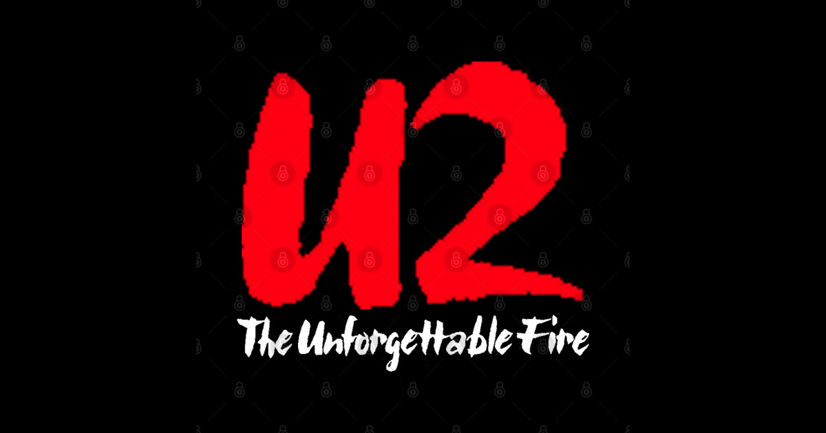 The Unforgettable Fire - U2 - Sticker | TeePublic