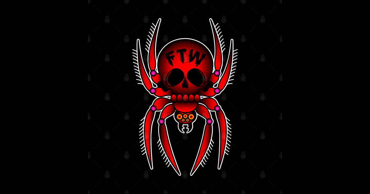 FTW Spider - Spider - Sticker | TeePublic