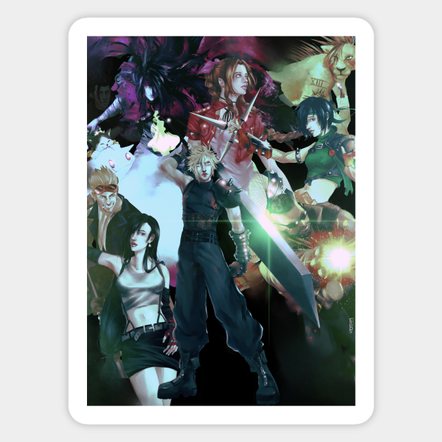 Final Fantasy VII - Final Fantasy - Sticker | TeePublic