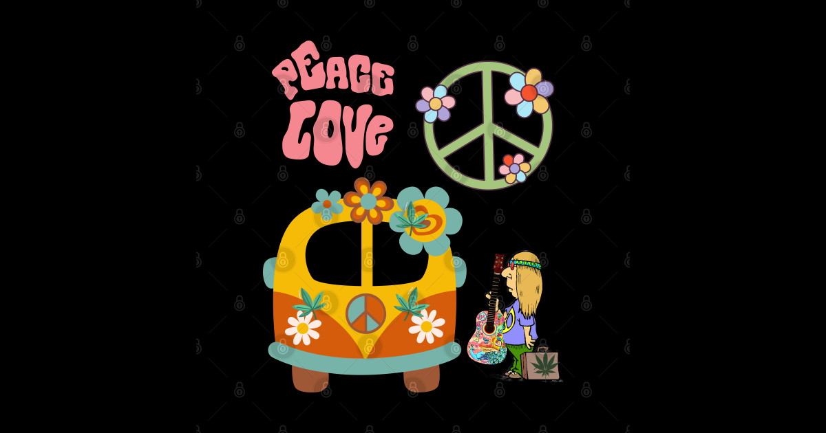 Hippies 1960s Peace And Love Peace And Love Posters And Art Prints