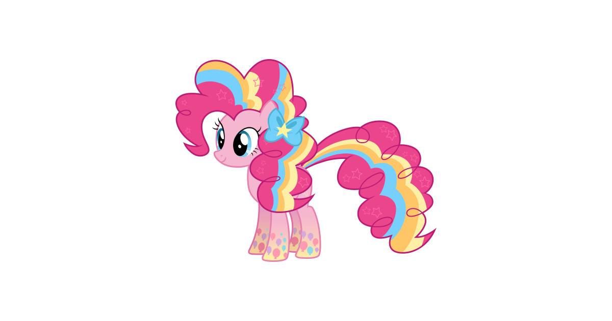 Rainbow Power Pinkie Pie standing - My Little Pony - T-Shirt | TeePublic