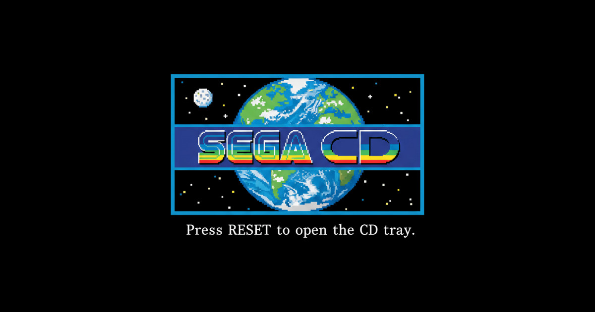 SEGA CD Boot Screen Logo III - Sega - Sticker | TeePublic