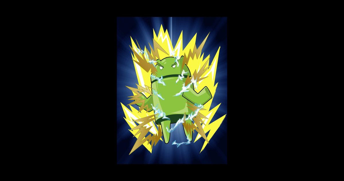 Super Saiyan Android Bot (Background) - Programmer - Phone Case | TeePublic