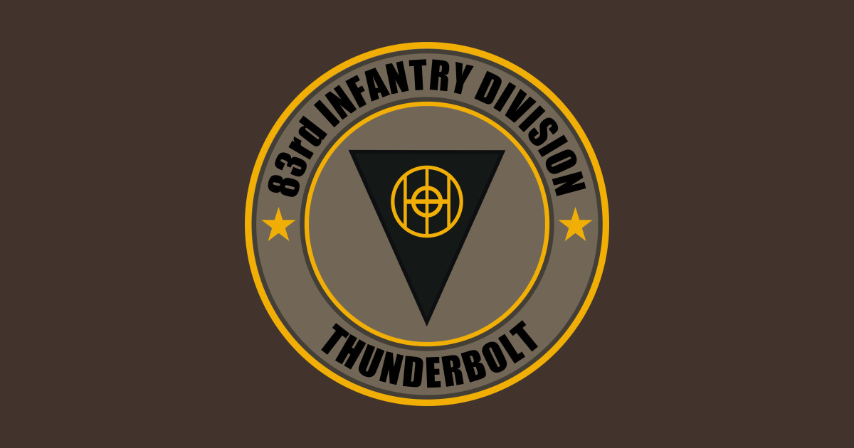 83rd Infantry Division Patch Thunderbolt (Front & Back logo) - 83rd ...