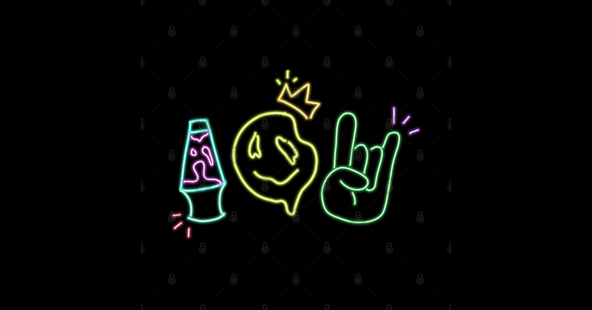 Neons - Neon Lights - Sticker | TeePublic