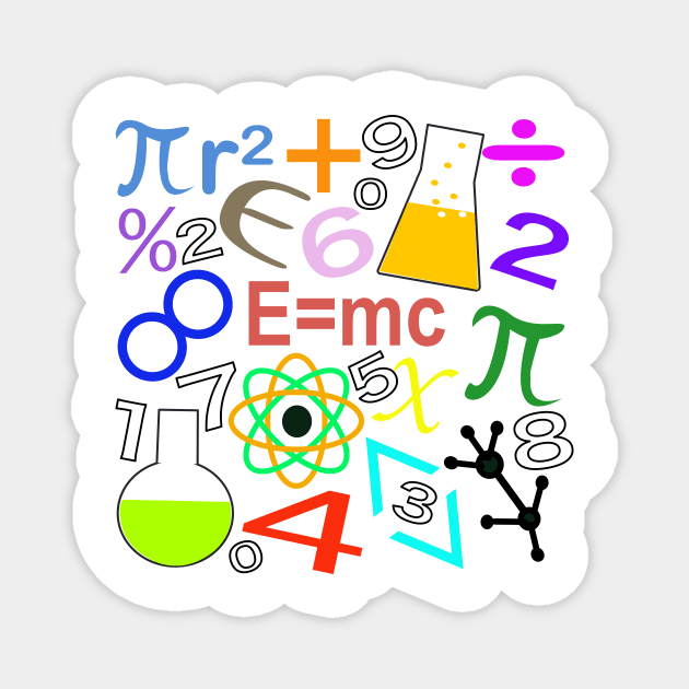Mathematical symbols - Math - Magnet | TeePublic
