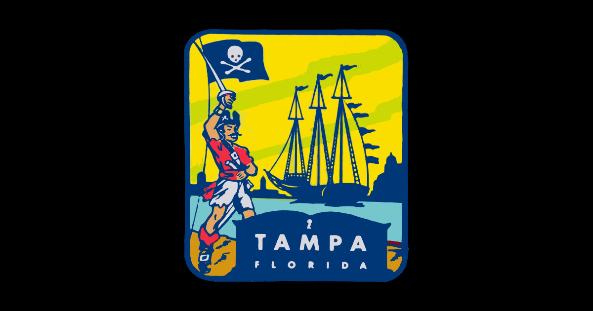 Vintage Tampa Florida Decal - Vintage Tampa - Sticker | TeePublic