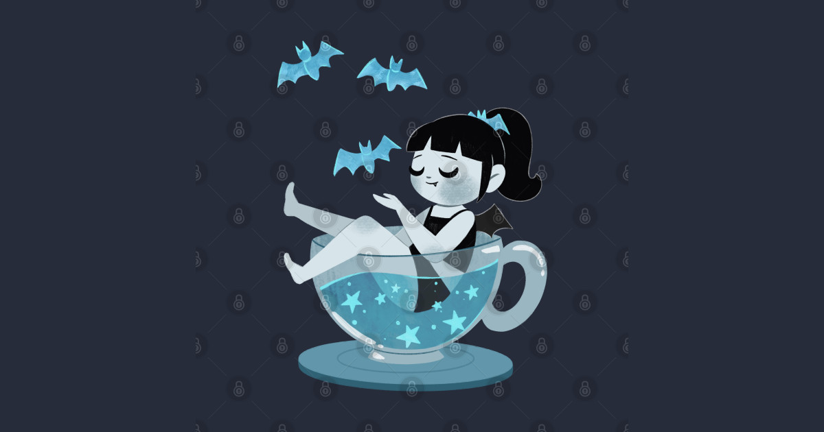 Vampire Tea - Vampire - T-Shirt | TeePublic