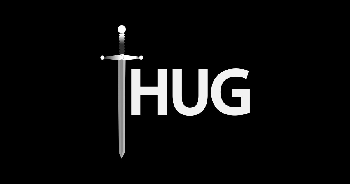 Thug being a thug typography design - Thug Being A Thug Typography ...