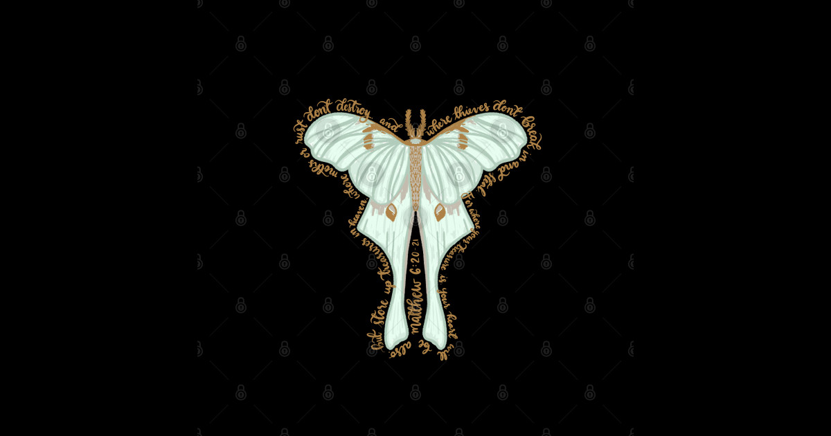 Matthew 6:20 - Store up treasures in heaven, bible verse moth ...