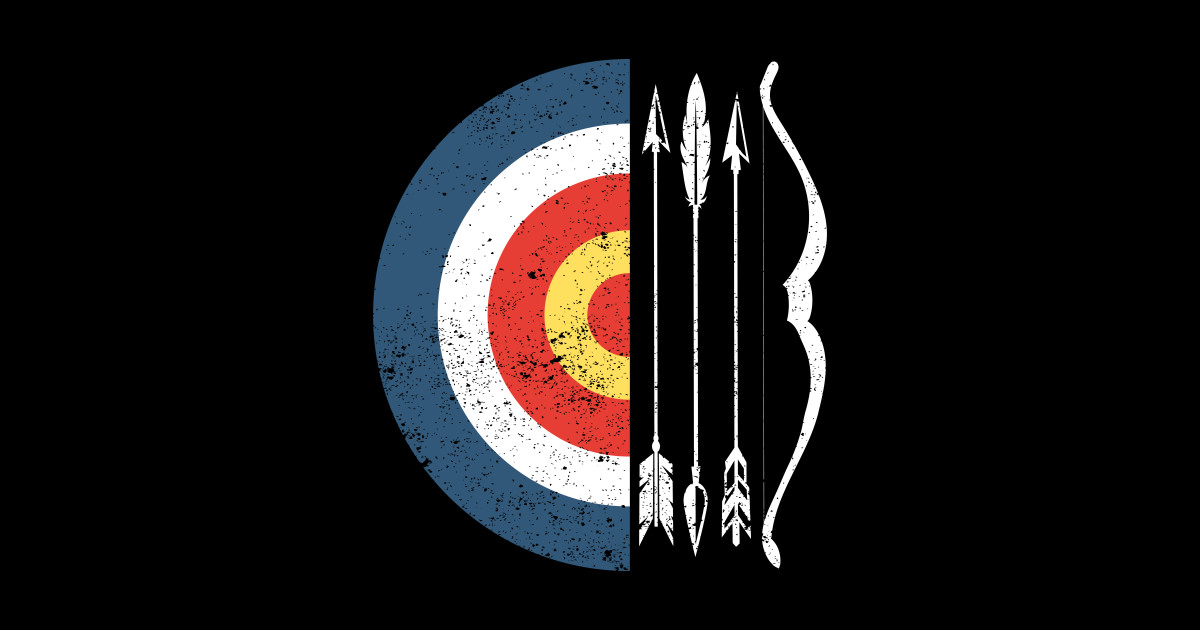Archery Target Bow And Arrow Archer - Funny Archery Target Bow And ...