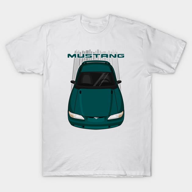 Mustang GT 1994 to 1998 SN95 - Green - 1997 Mustang - T-Shirt | TeePublic