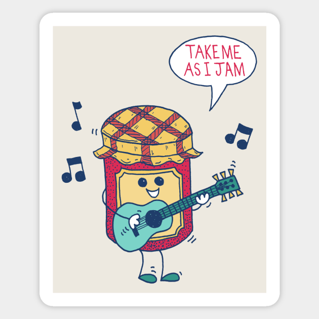 Jam - Jam - Sticker | TeePublic