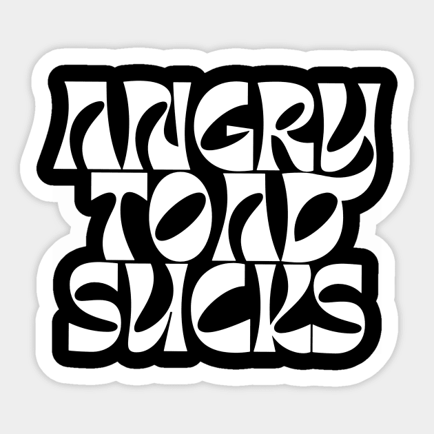 Angry Toad SUCKS - Angry Toad Tattoo - Sticker | TeePublic